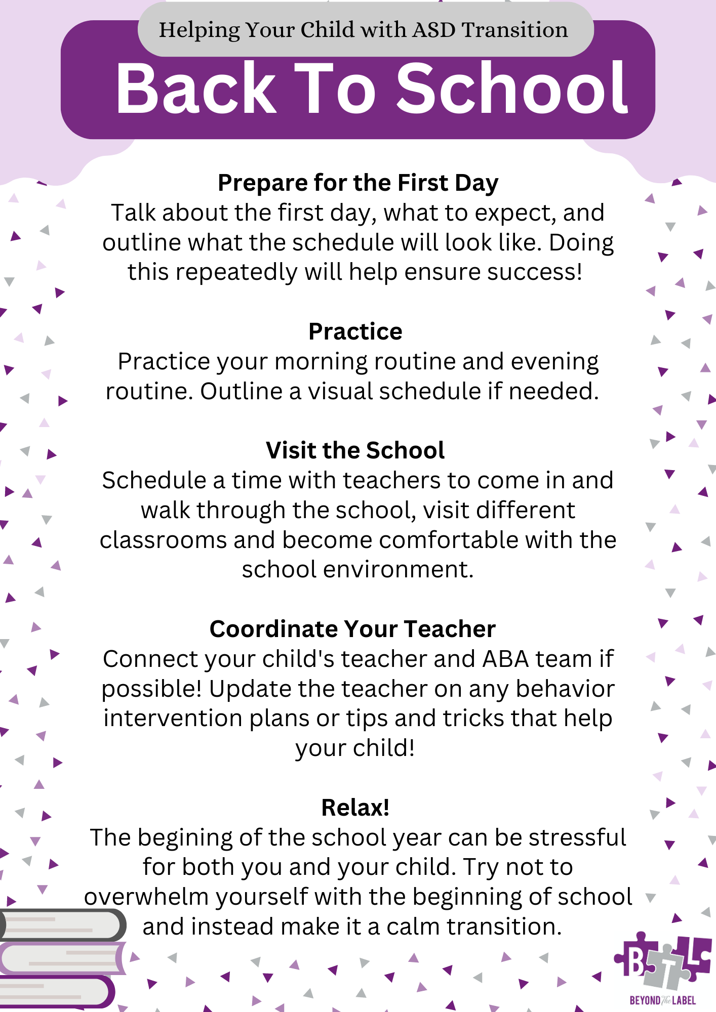 Back To School: Helping Your Child with Autism Transition - Beyond the ...